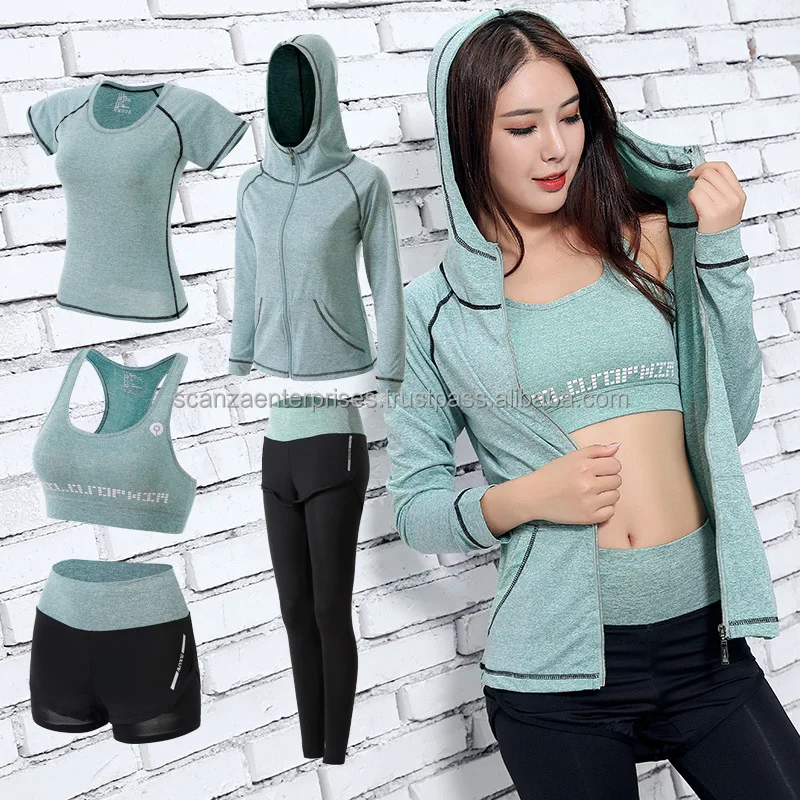 Children Athletic Wear Yoga Pants Clothes Kid Activewear Gym Bra And ...