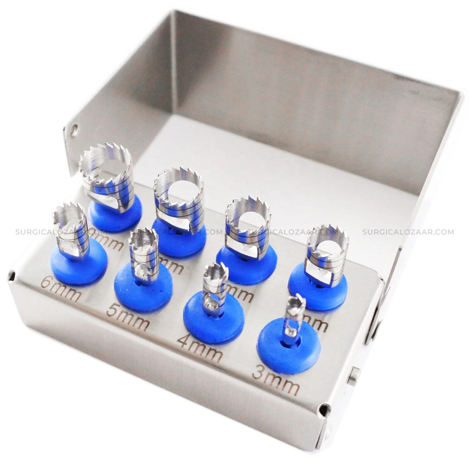 Trephine Drill Kit Set Of 8 Dental Bone Graft Implant Kit Dental ...