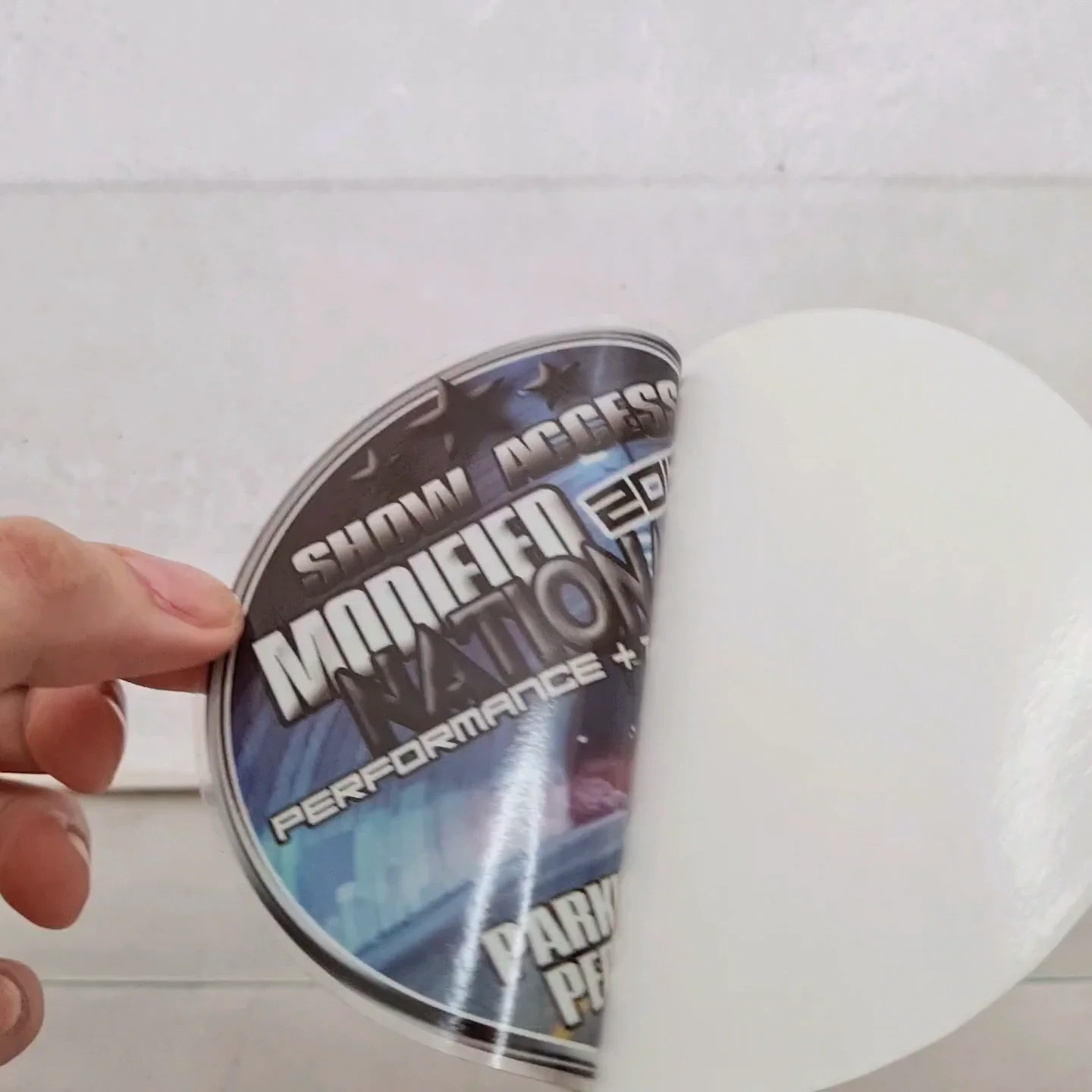 Custom Vinyl Window Cling Stickers Waterproof Uv Coated Car Window ...