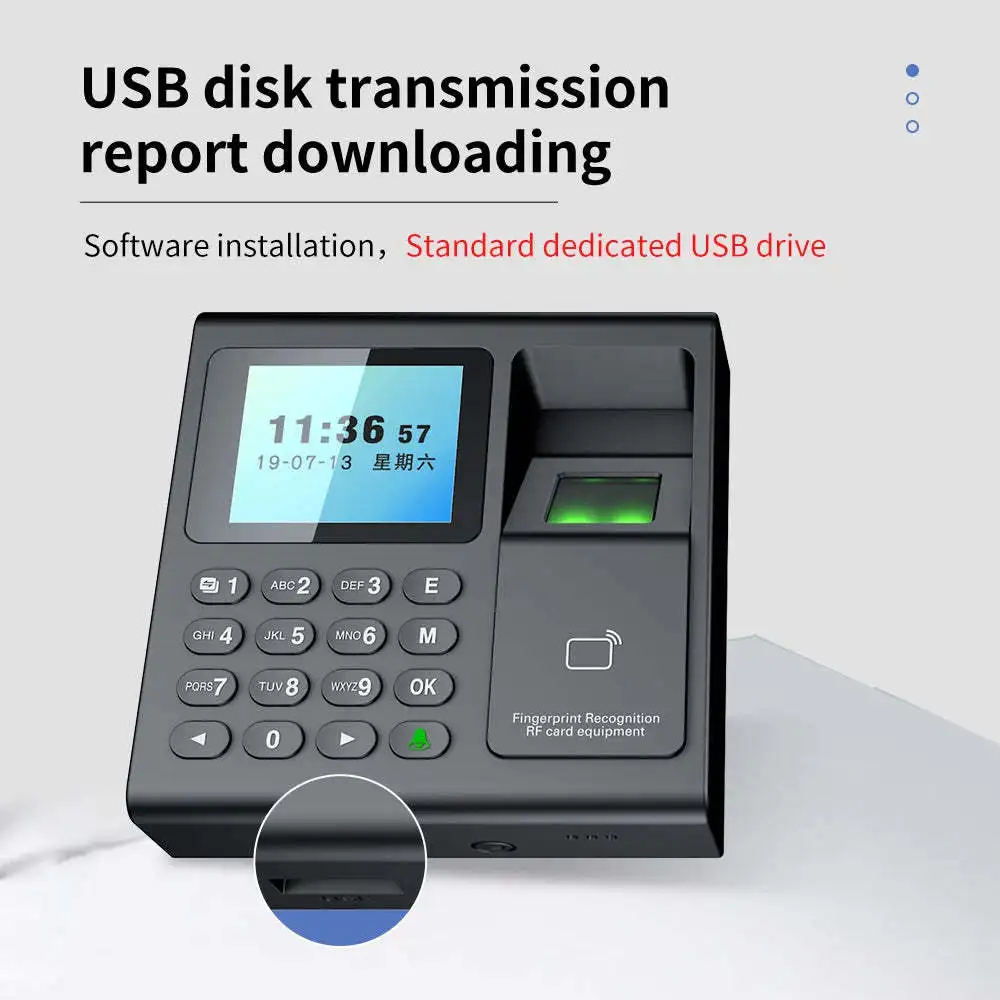F30-U Biometric Fingerprint Time Attendance Recording Employee Punching ...