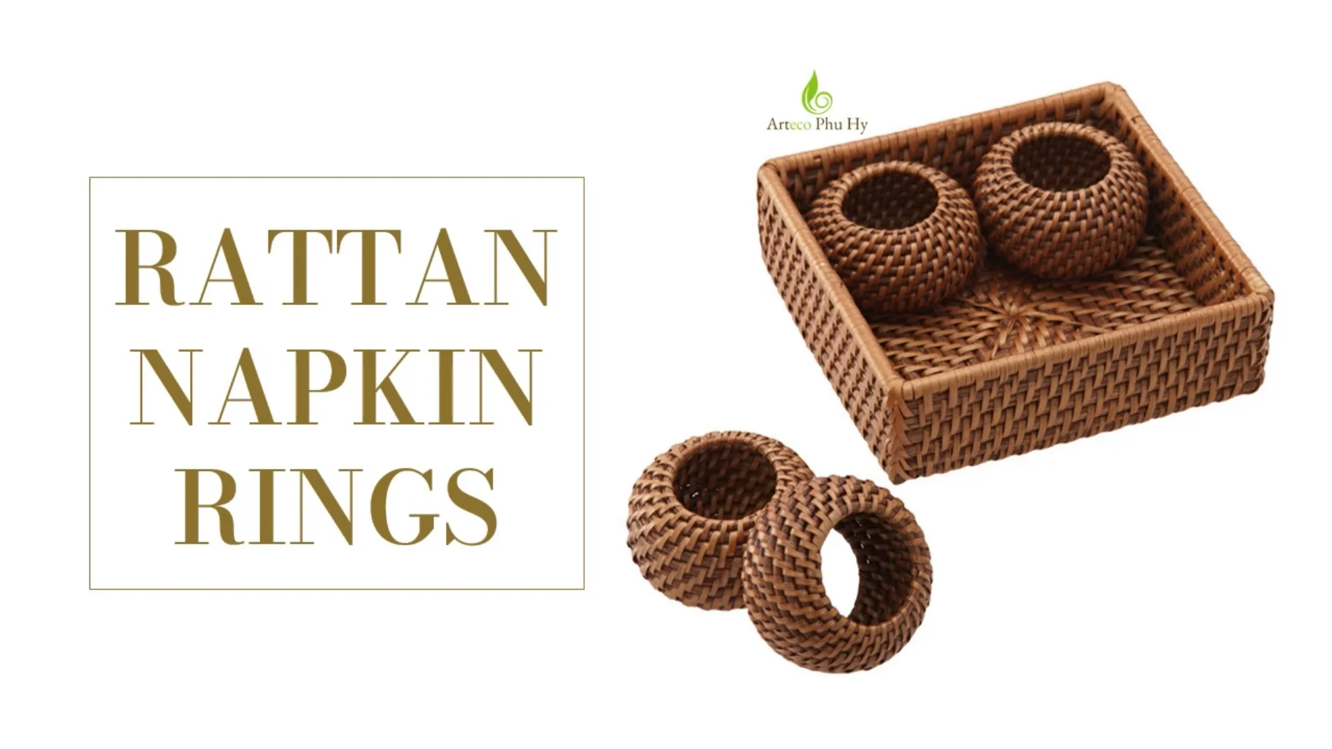 Customizable Round Vintage Color Table Napkin Ring Set Of 3 Rattan ...