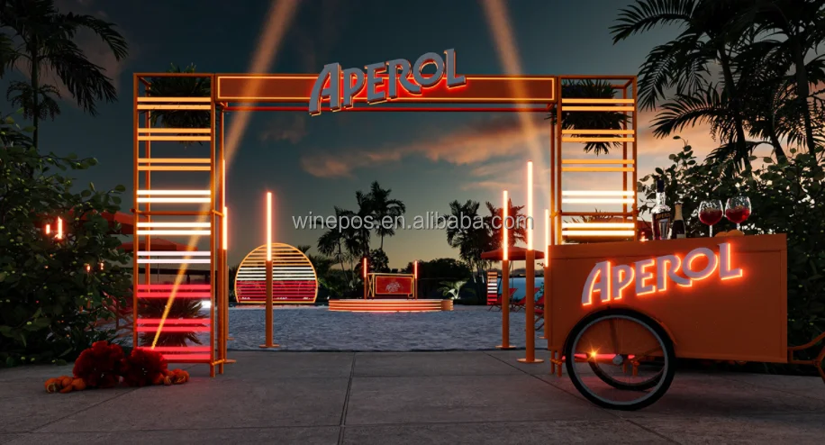 Aperol Spritz POS Aperol Promotion Items - Waterproof & Customizable