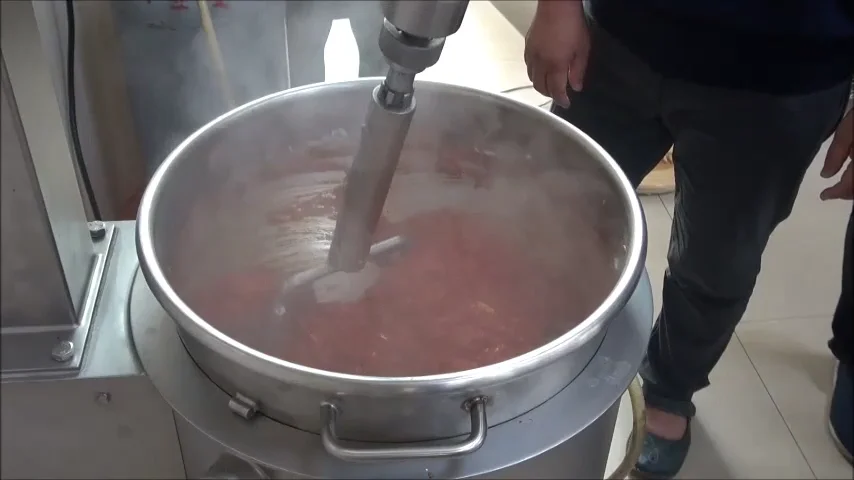 110 Liter Bulk Cooking Mixer Paste Bean Paste Cooking Mix Machine ...
