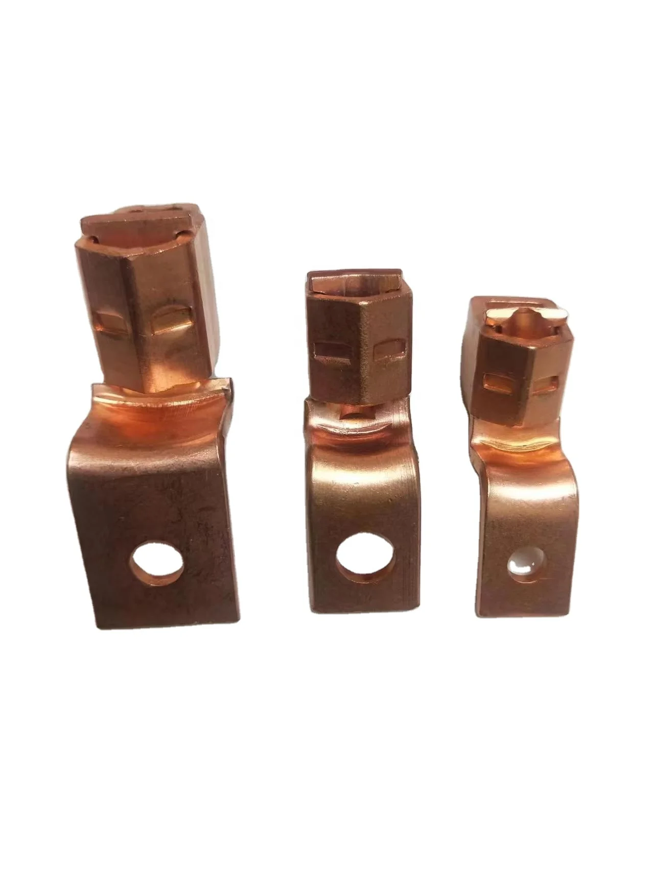 Single Solderless Lug Copper Mechanical Connectors Offset Tongue ...