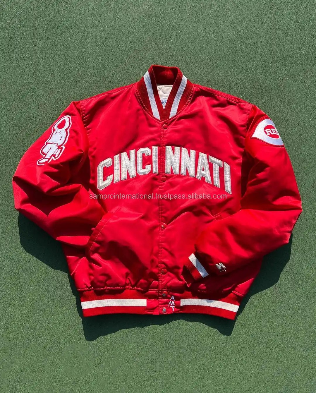Custom Street Wear Logo Blank Baseball Jacket Truckers Letterman Base ...