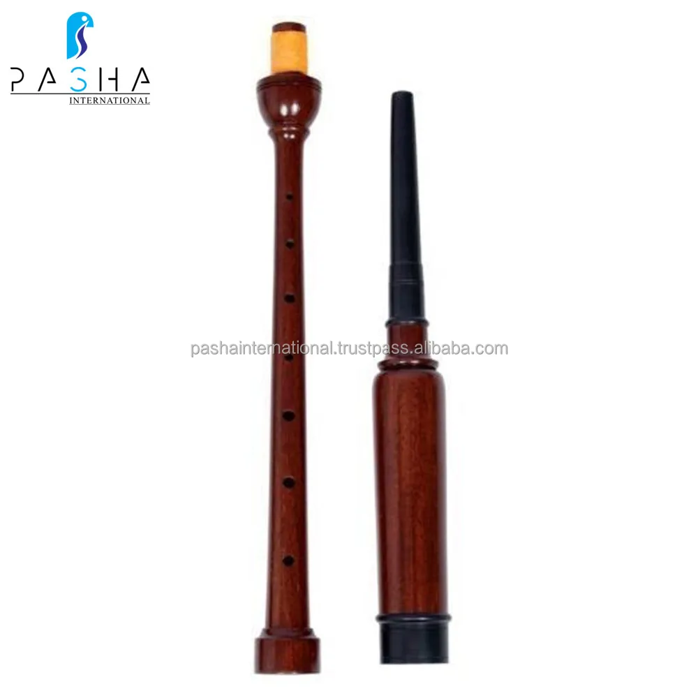 Made In Pakistan Rosewood Material Practice Chanter With 2 Reed Musical ...