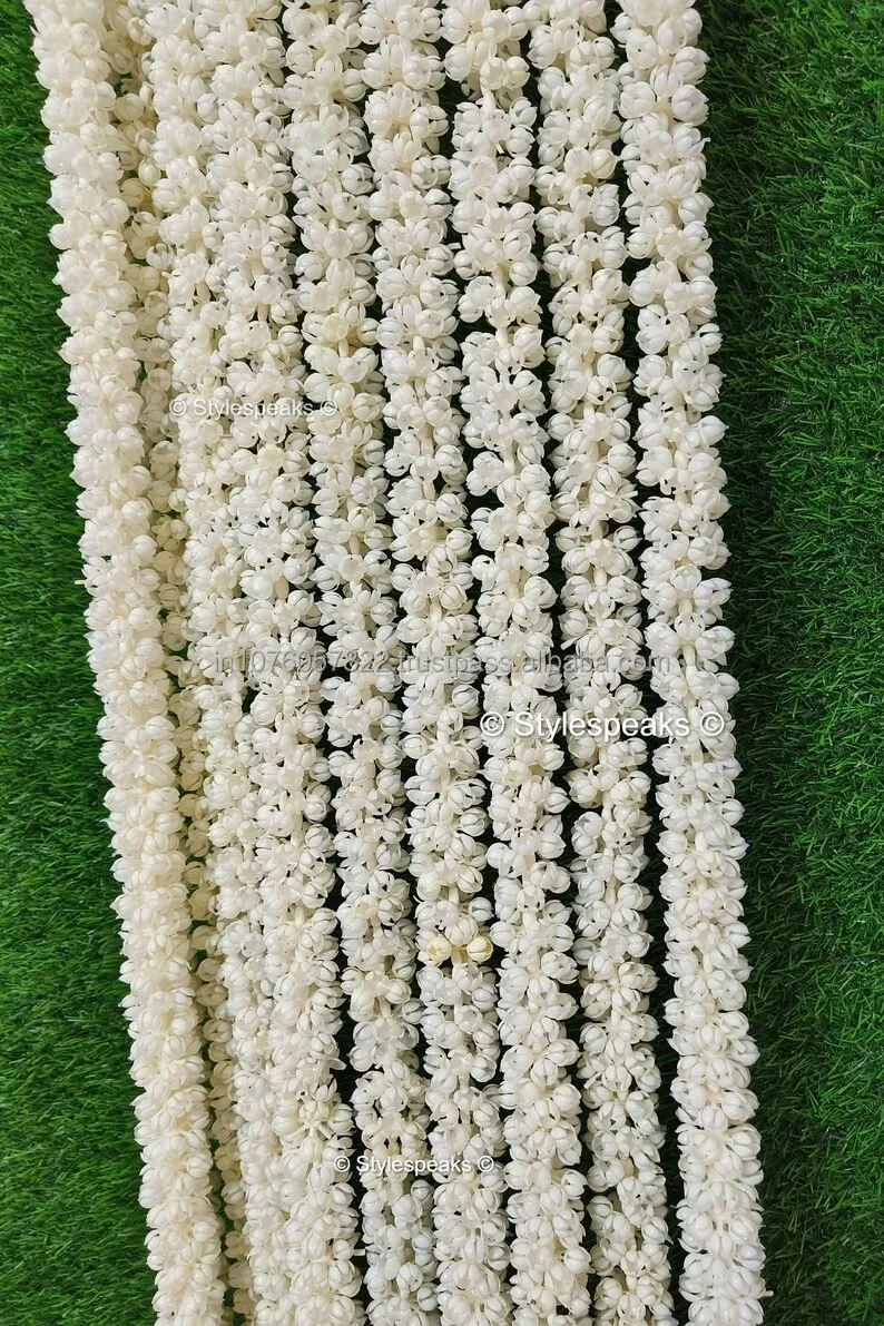 Mogra Flower String Nikah Partition Party Event Artificial Flowers Wall ...