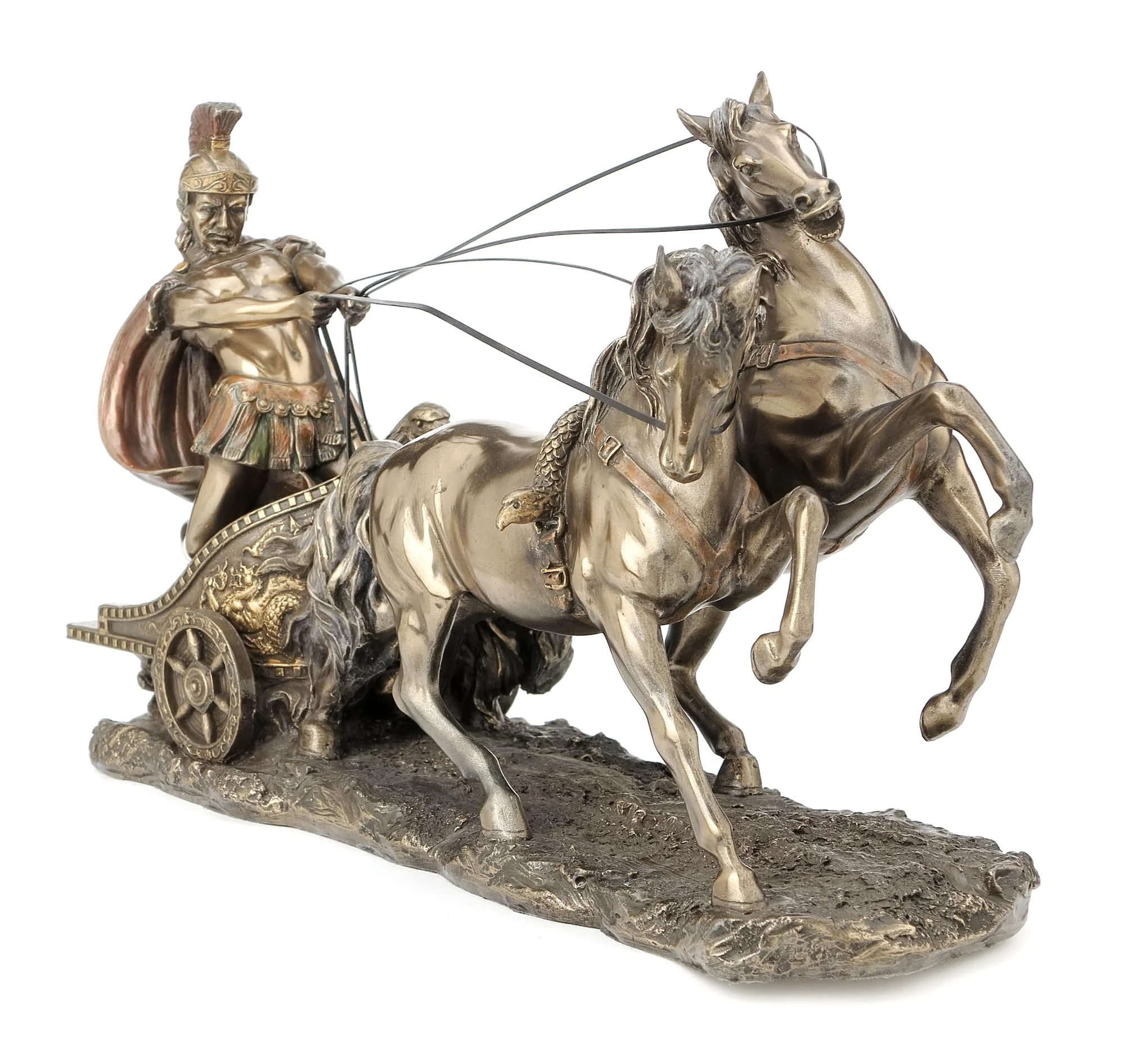 Veronese Design - Greek Sculpture - Roman Chariot - Cold Cast Bronze ...