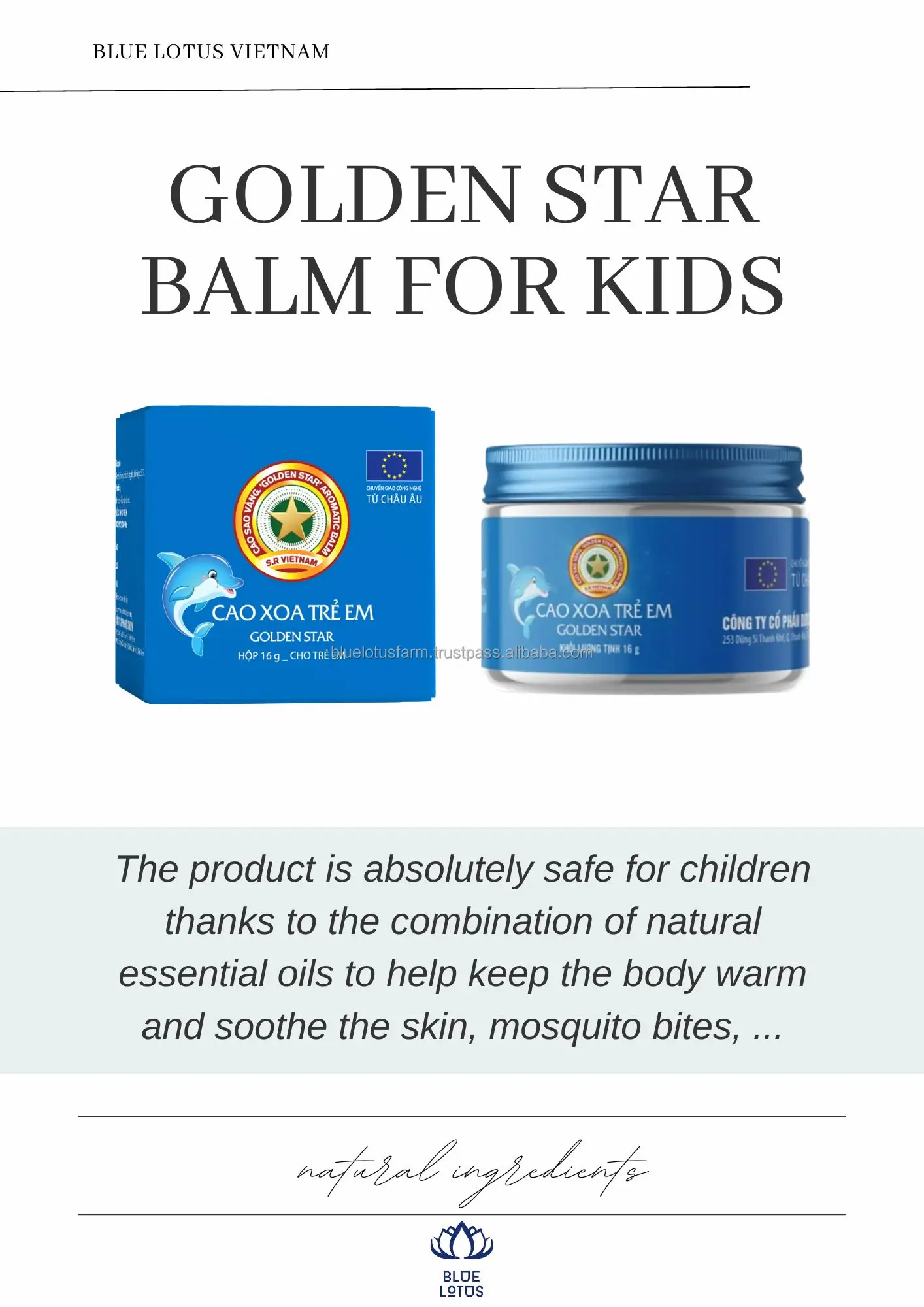 Golden Star Balm Caosaovang From Vietnam - Buy Star Gold Balm Vietnam 4 ...