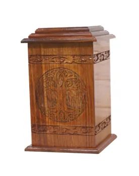 Wooden Urn Unique Sheesham Wood Design Urns For Human Ashes Wholesale ...