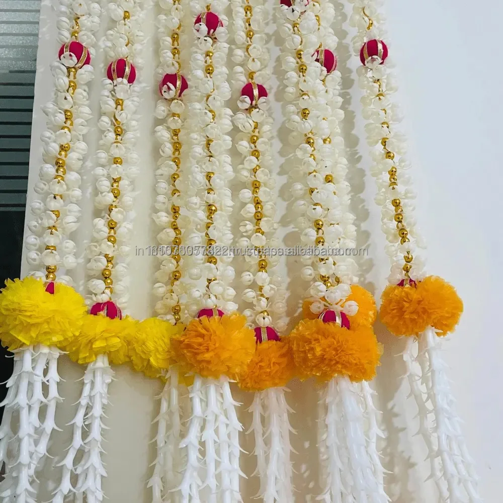 Decorative Mogra String Wall Hanging, Decorative String, Backdrop ...