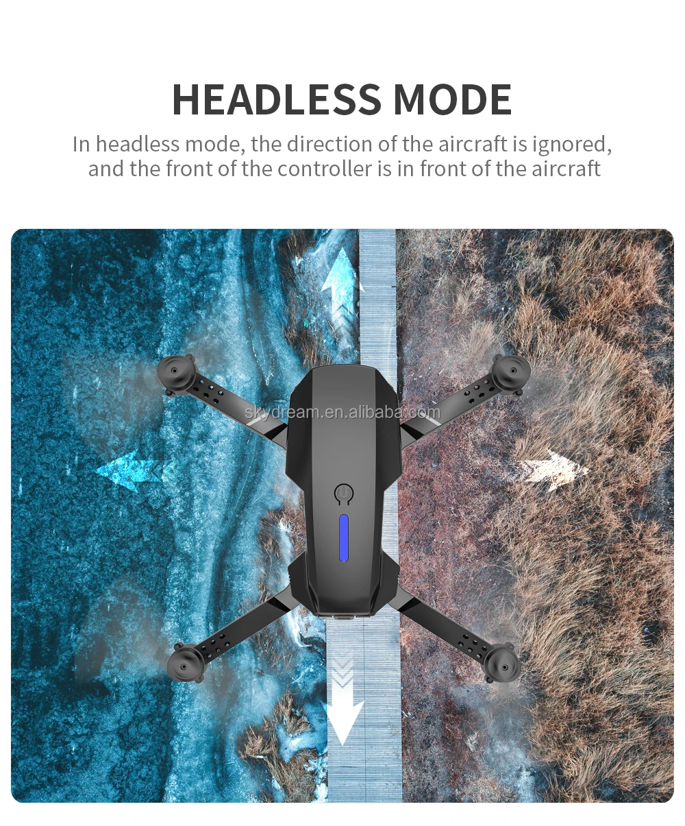 E88 Mini Camera GPS Drone - 4K UHD Video Capture