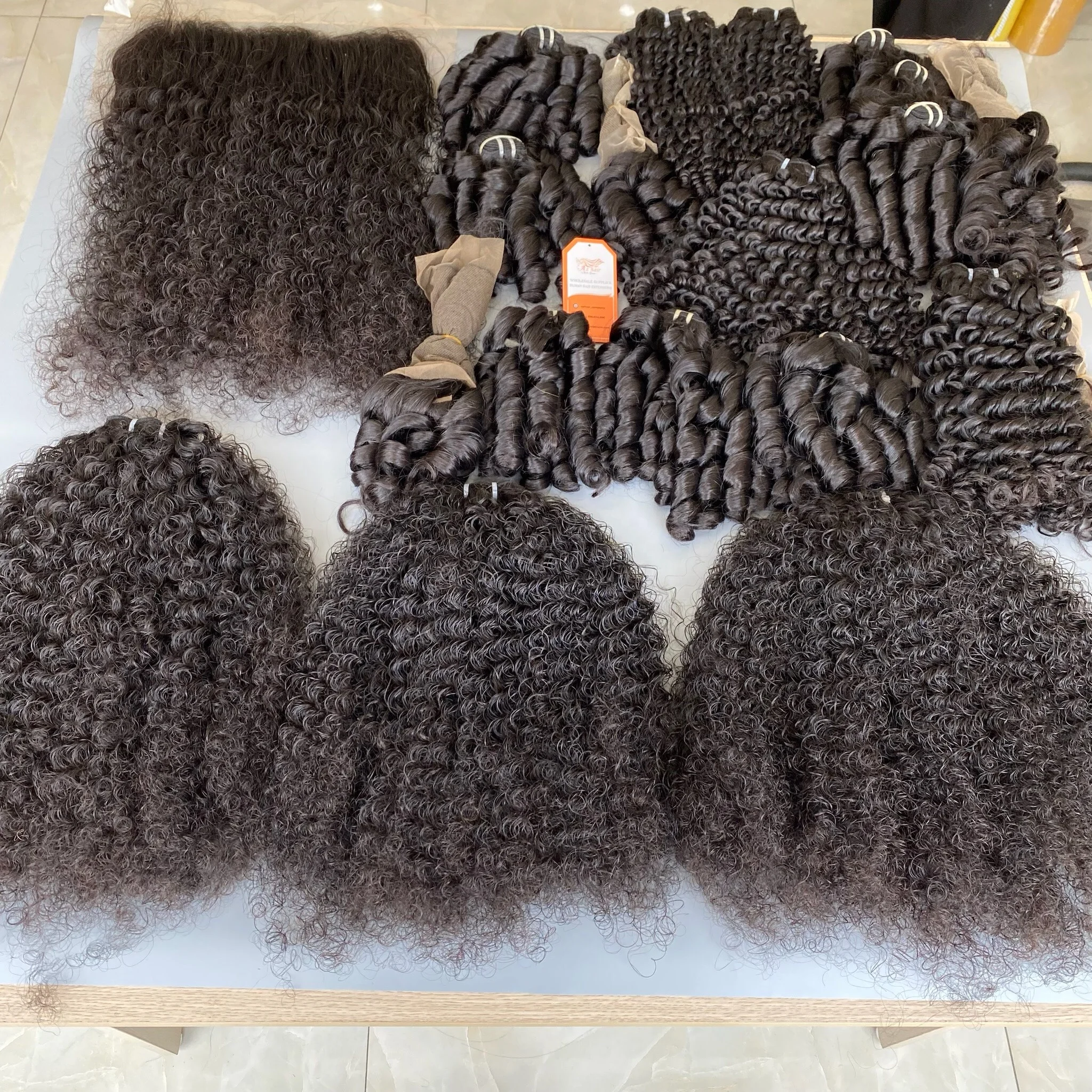 Burmese Curly Texture Bundles 100% Raw Natural Remy Hair Vietnamese ...