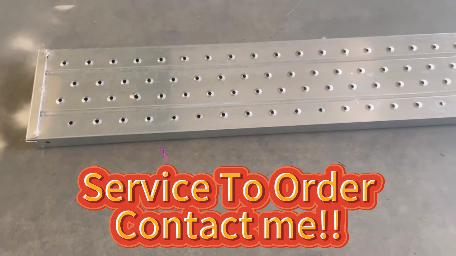 Derfon Customized Galvanised Scaffold Walk Board 4m Steel Springboard ...