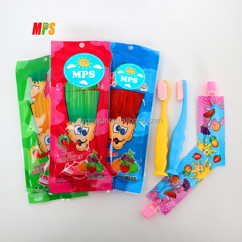 Oem Odm Sweet Tooth Candy Toothbrush & Sour Gel Toothpaste Lollipop ...