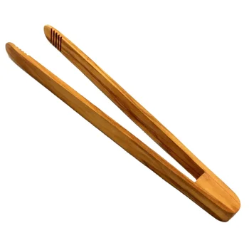 Handmade Natural Wood Tong Kitchen And Bar Use Utensil Set For Cooking ...