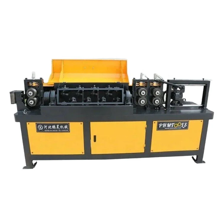 wire coil straightening and cutting machine steel bar rebar coil ...