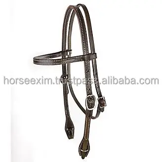 Handmade Genuine Leather Horse Leather Bosal Headstall With Fancy ...