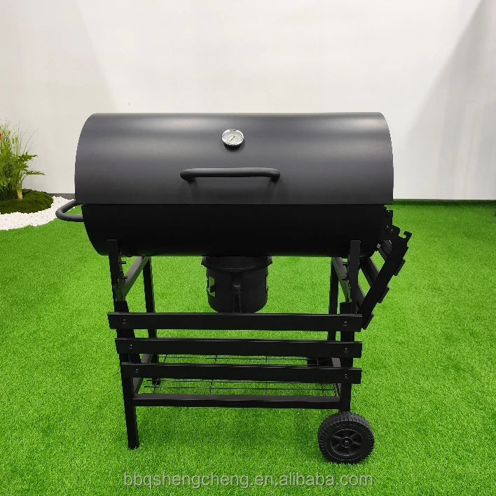Wholesale Barrel Oil Drum Smoker Grill Chicken Rotisserie Barbeque ...