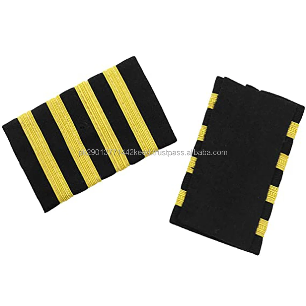 Pilot Uniform Epaulets - Professional Aviators Badges