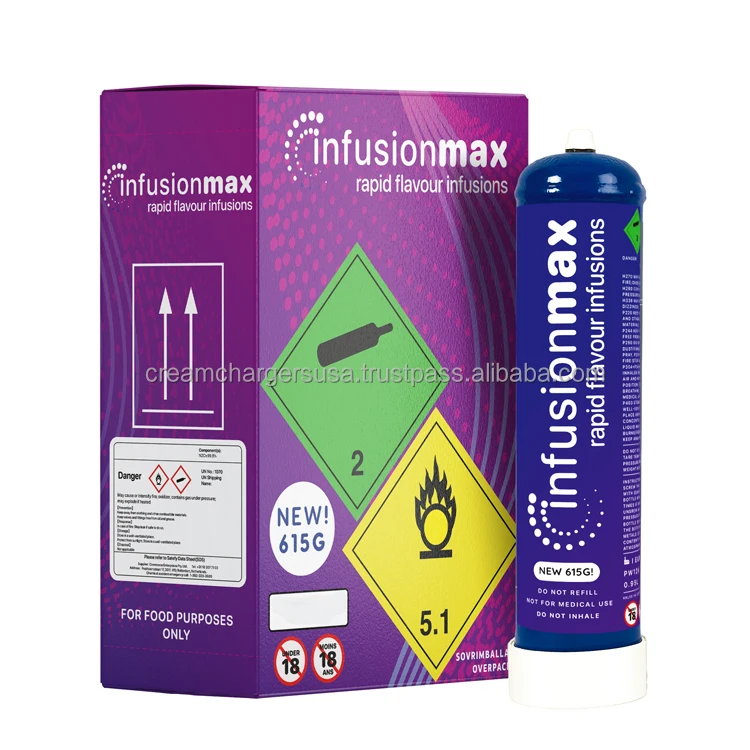 Infusionmax 615g Whipped Cream Charger Canister Cylinder Dispenser For ...