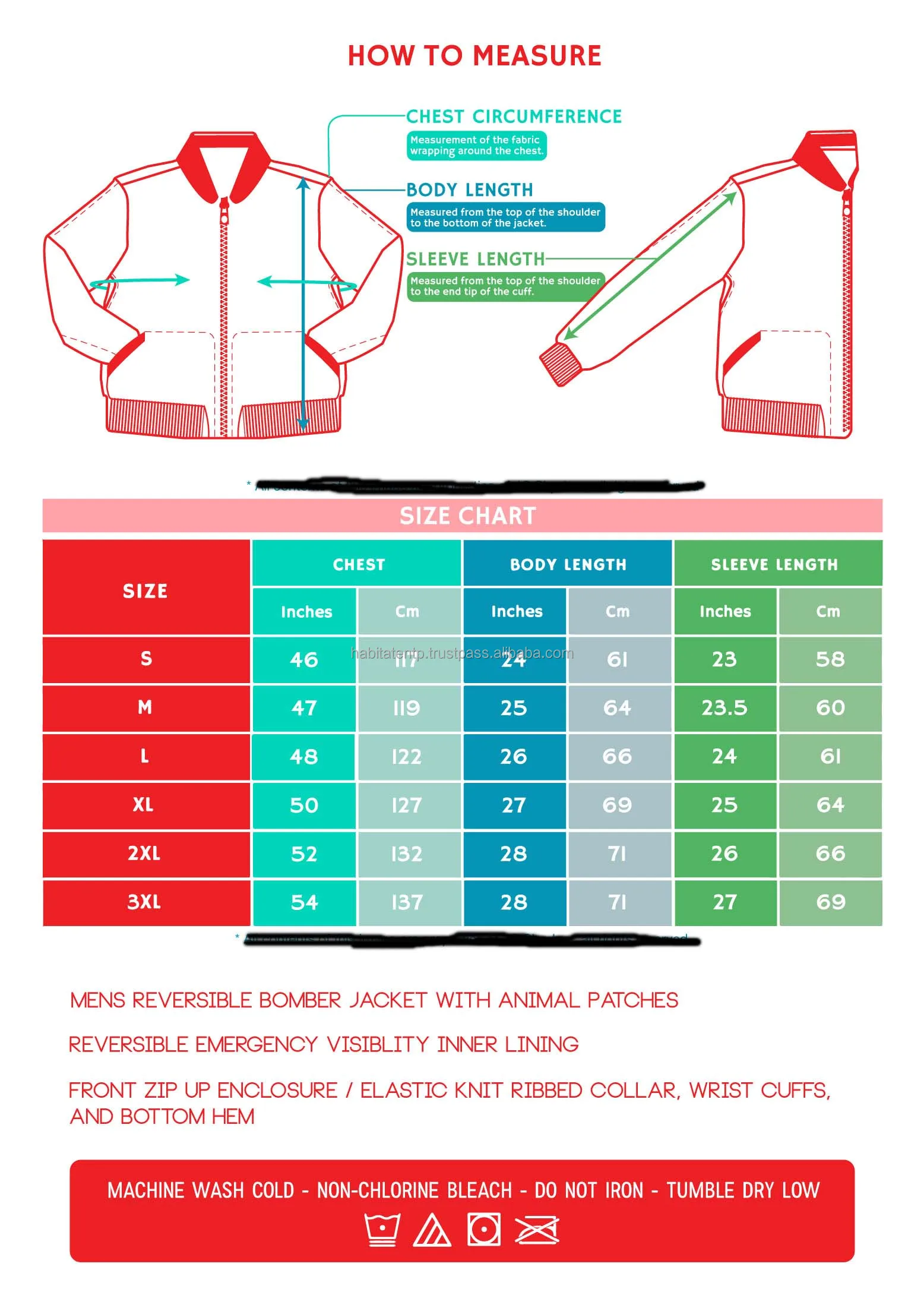 Men's Bomber Jacket - Durable, Fashionable, and Sustainable