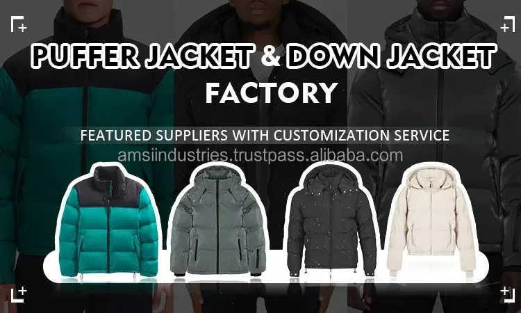 Men's Puffer Jacket With Oem \wholesale Best Quality Windproof Men ...