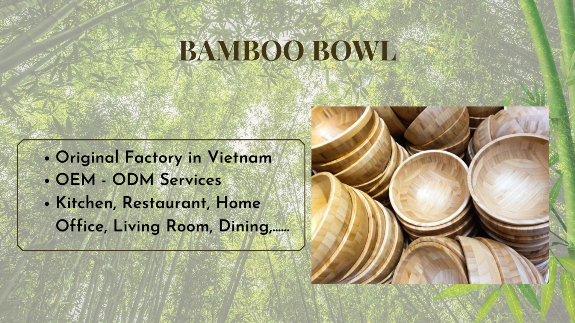 Hot Trend Bamboo Product For Eco Friendly Natural Organic Bamboo Round ...