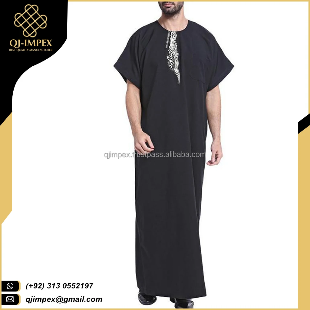 Traditional Men Muslim Clothing Dress Thobe Arab Dress For Men | New ...