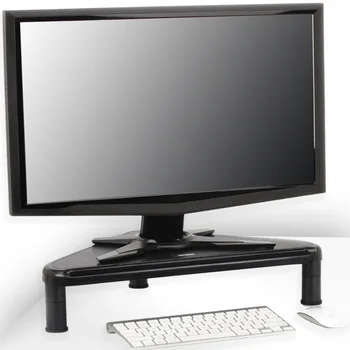 Customizable Abs Corner Computer Monitor Stand In Black - Buy Computer ...