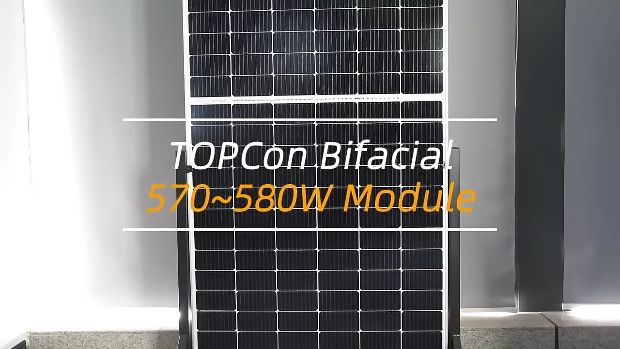Bifacial 182mm High Power 16bb Solar Panel 575w 580w Higher Efficiency ...