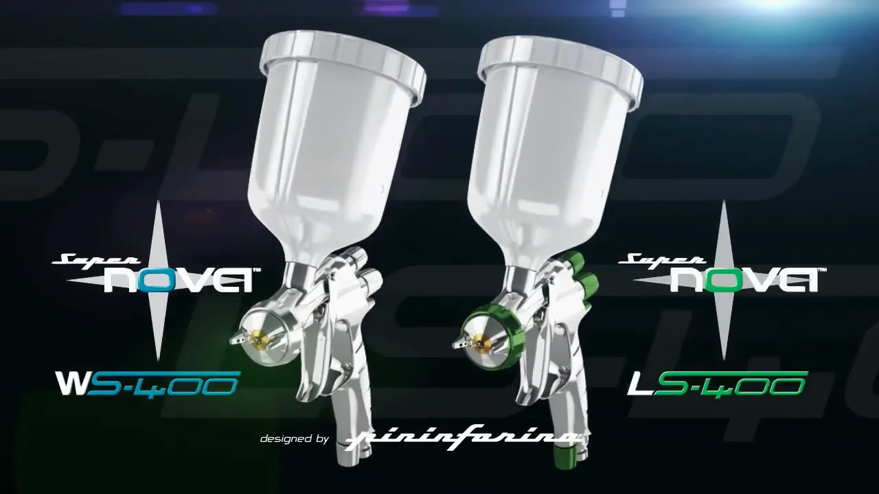 Hot Sales Anest Iwata Spray Gun Ws-400 Super Nova Series Spray Gun Set ...