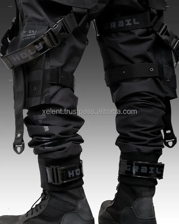 Mechanic Workwear Men Cargo Pocket Pants Technical Work Pants Trouser ...