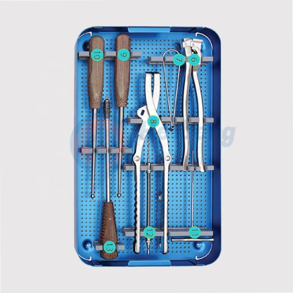 Pelvic Reconstruction Plate Instrument Set Orthopedic Instruments ...