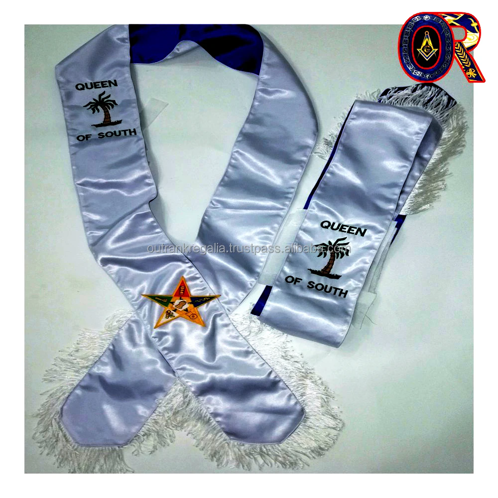 Masonic Regalia Queen Of South English Blue Lodges Master Mason Craft ...
