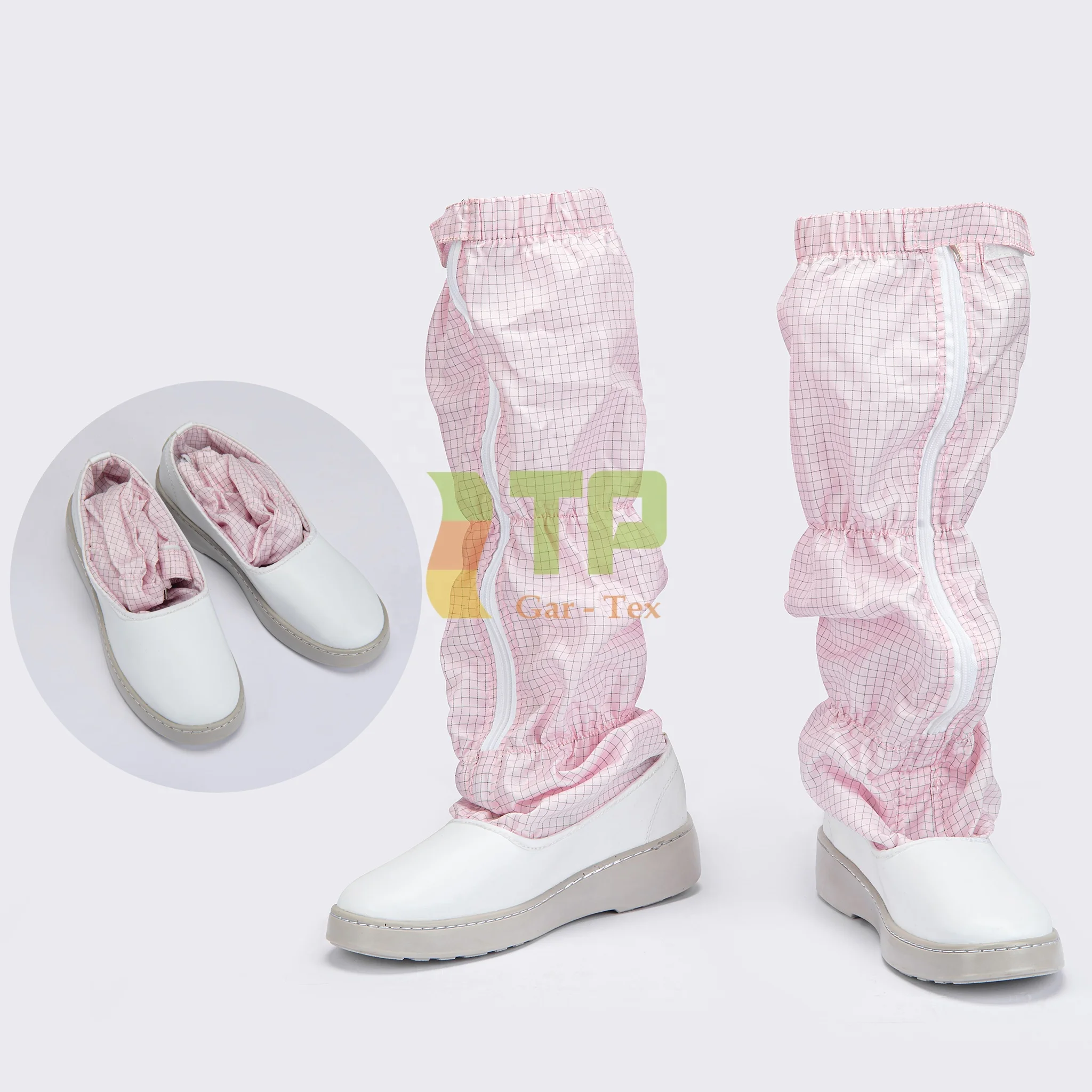 Long Boot Leg Anti-static Safety Shoes Workshop ESD Work Shoes Boots ...