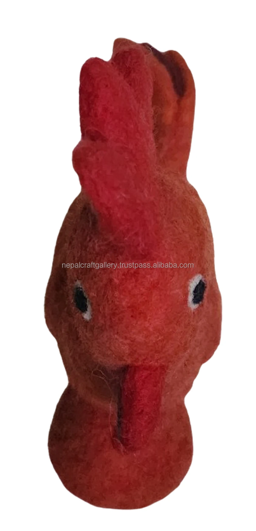 Nepal Handmade Eco-Friendly Felt Hen Toy Unisex Kids' Durable ...