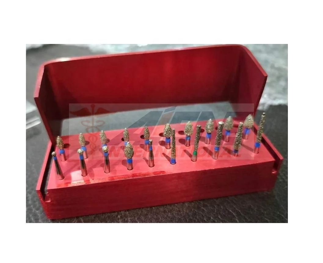 Dental Cartridge Repair Kit Dental Diamond Burs Drill Disinfection Bur ...
