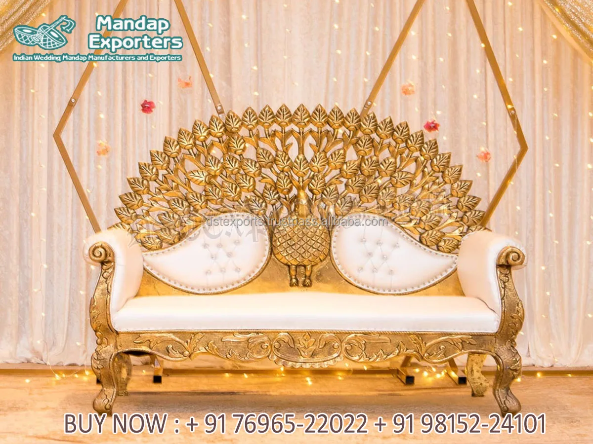 Hindu Marriage Ceremony Mandap Vidhi Chairs - Dazzling Indian Wedding ...