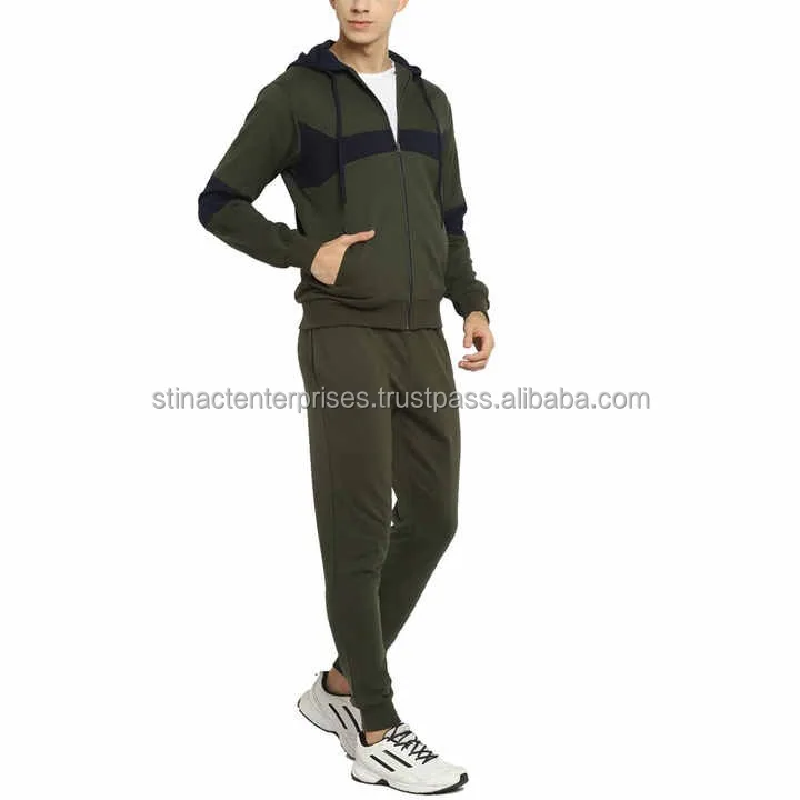 Sublimation 100% Polyester Hoodie Track Suit Plain Set Unisex ...
