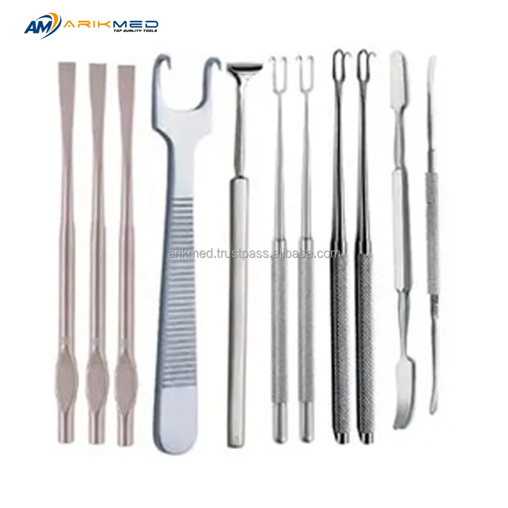 Face Surgery Rhinoplasty Instruments Set Of 21 Pcs Reusable Instruments ...