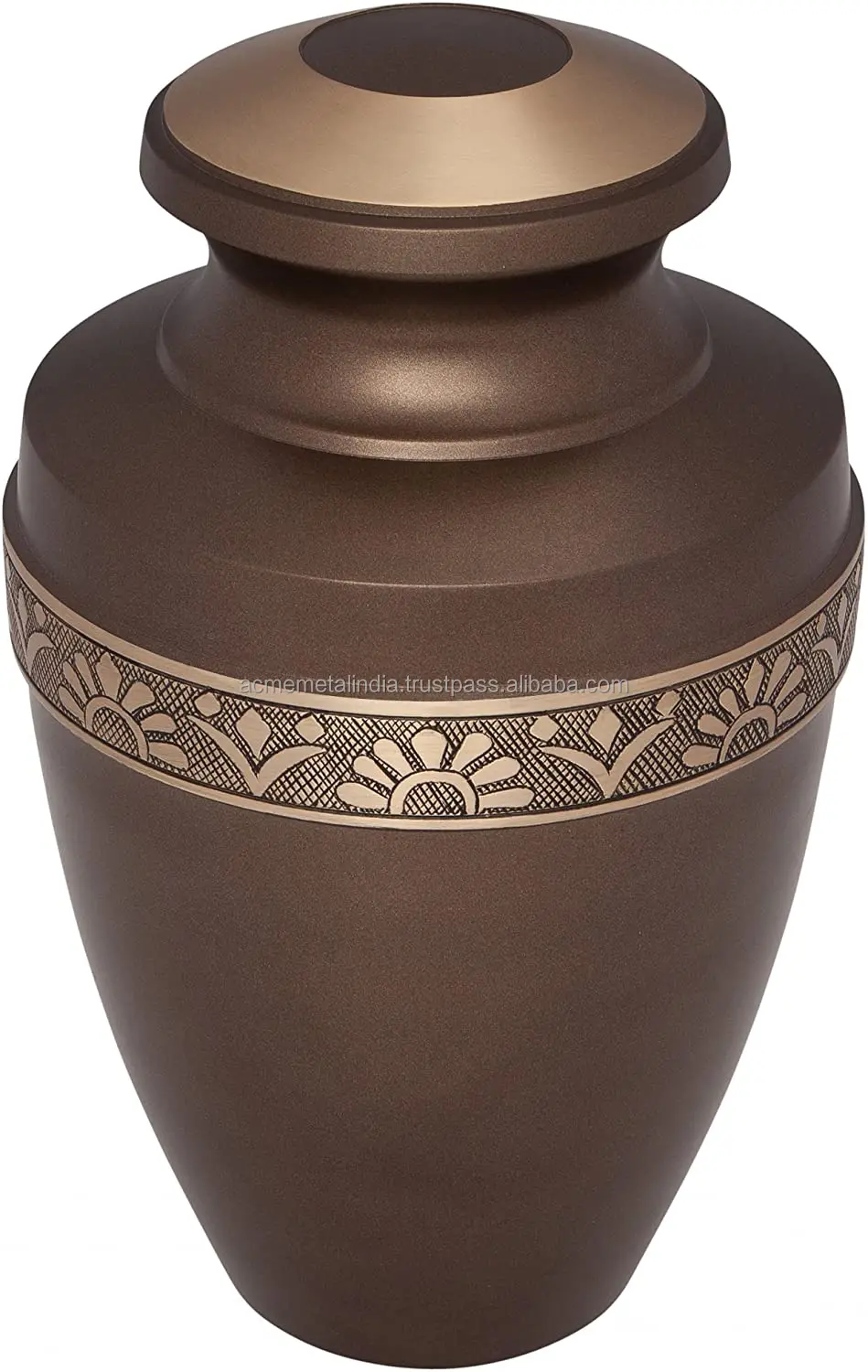 Standard Black Metal Box Cremation Urn Powder Coating Funeral Supplies ...