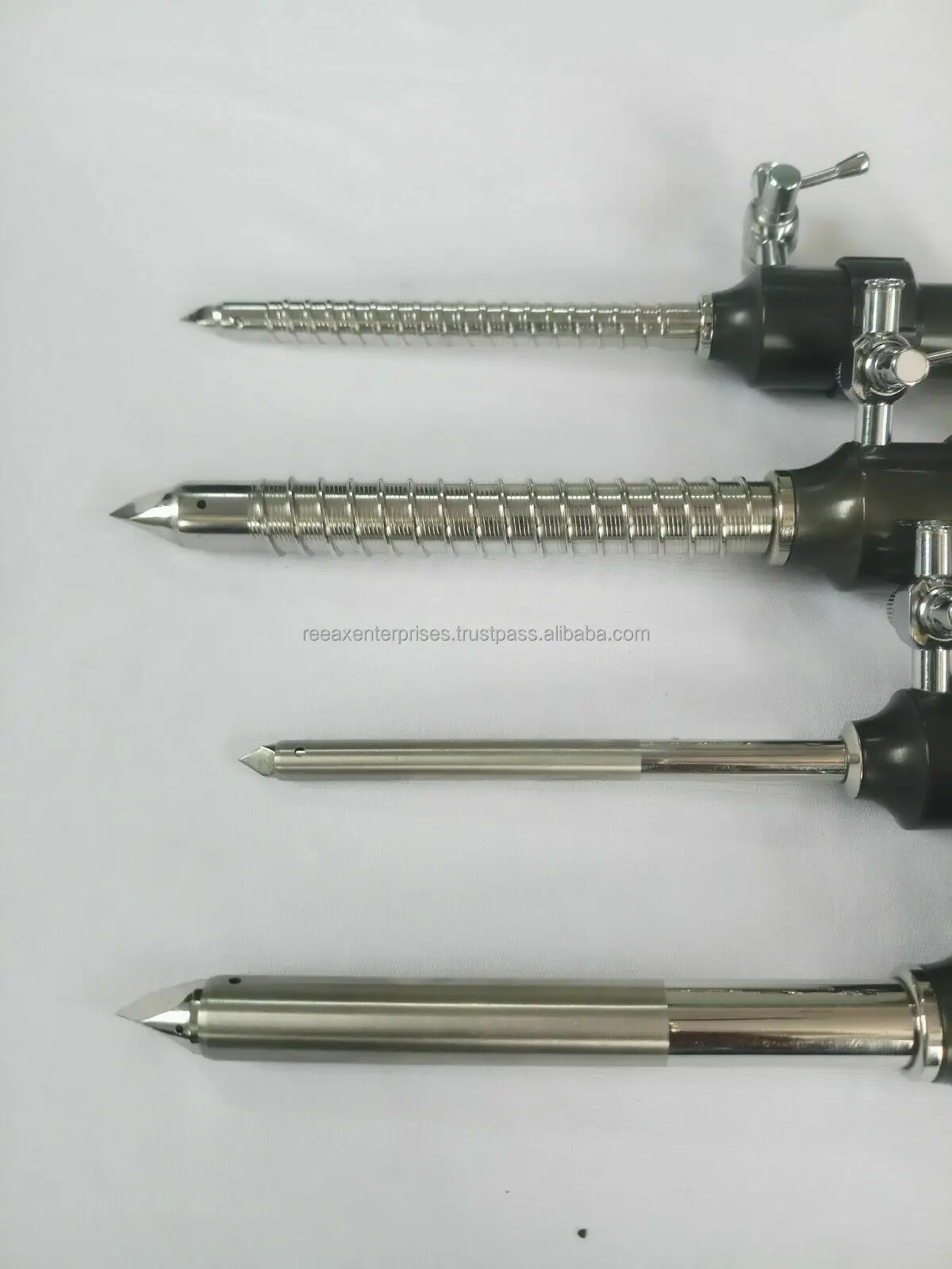 Laparoscopic Magnetic Trocar Pyramidal Tip Spiral Plan Surgical ...