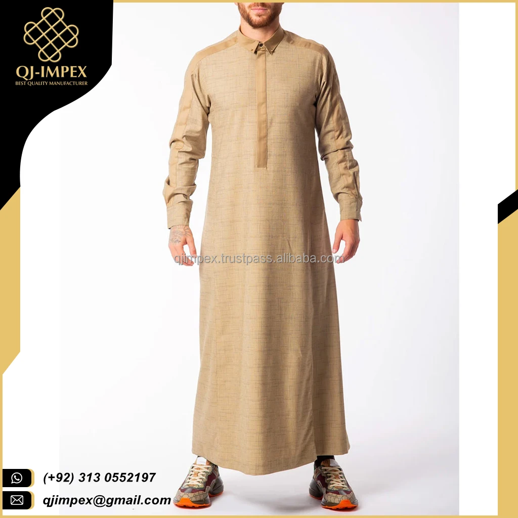 Wholesale Customized Odm Traditional Islamic Thobe Top Selling Premium ...