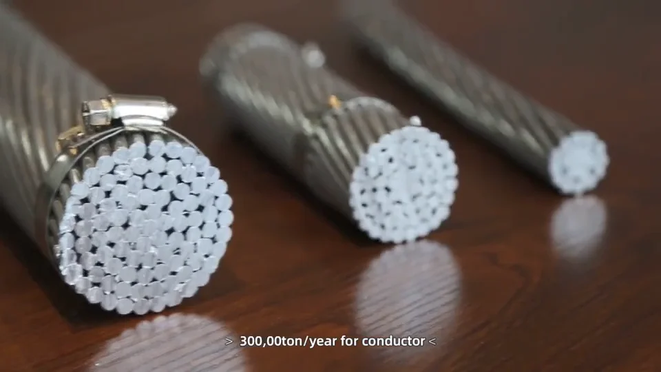 Aac/acsr/abc/aaac Aluminum Electrical Wire Aluminum Conductor Cables ...