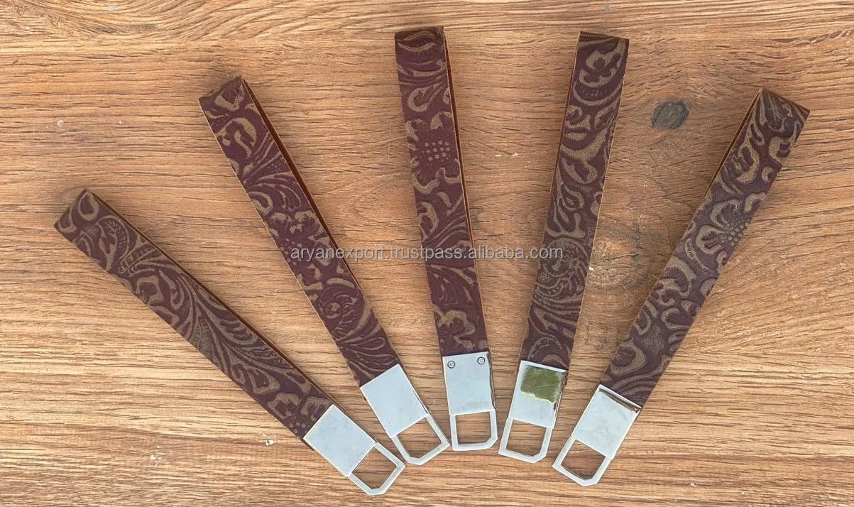 New Real Handmade Western Stylish Embossed Leather Wrist Holder ...