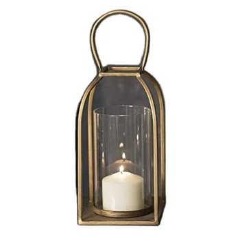 Handcrafted Large Outdoor Metal Candle Lanterns With Leather Handle ...