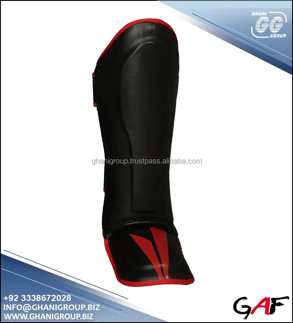 GAF Custom Muay Thai Combat Training Leg and Instep Thicken Protective ...