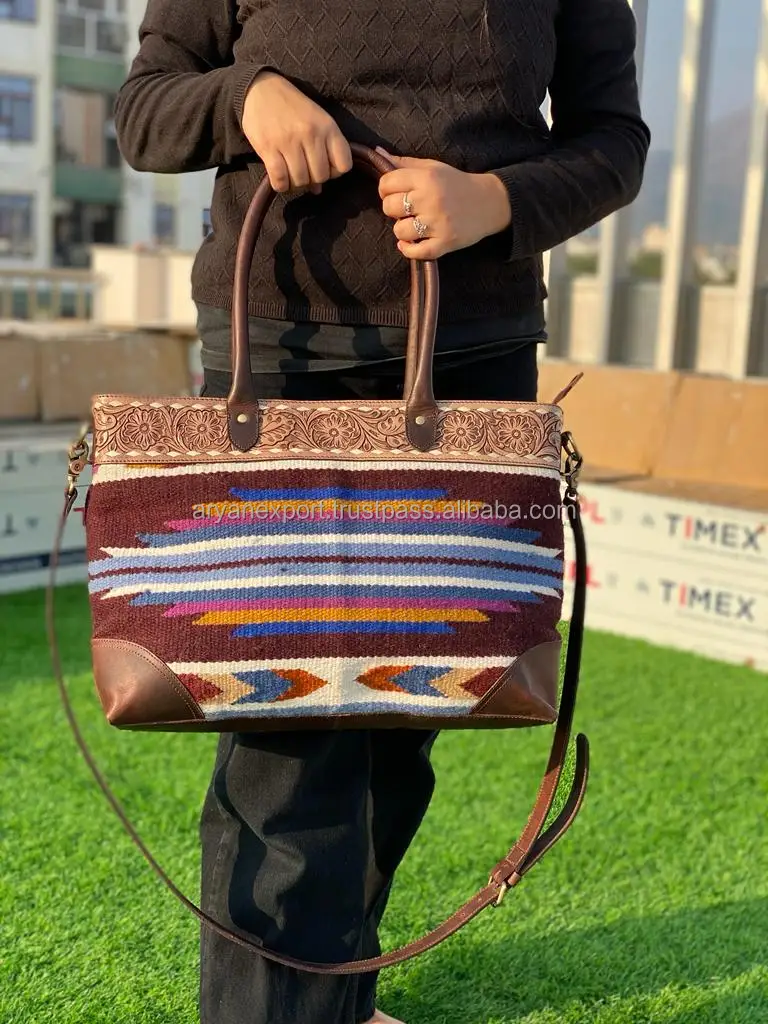 Shop Stylish Aztec Leather Tote Bags - Perfect Accessory