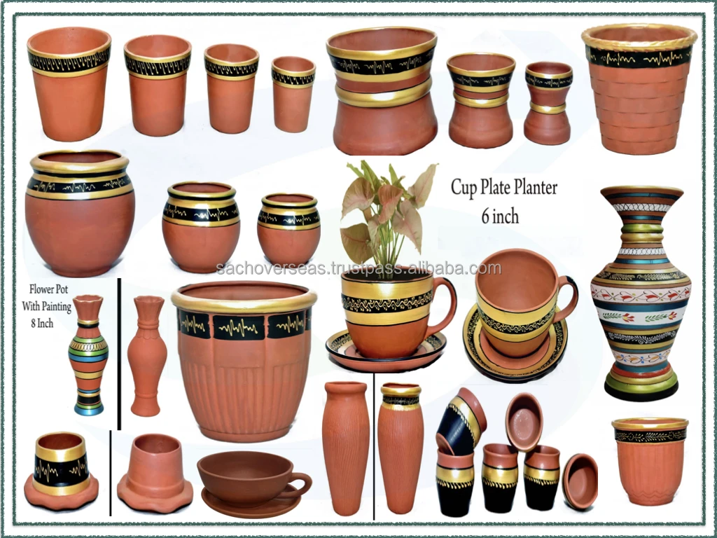 Hand-painted Matka Water Pot - Self Cooling & Sustainable